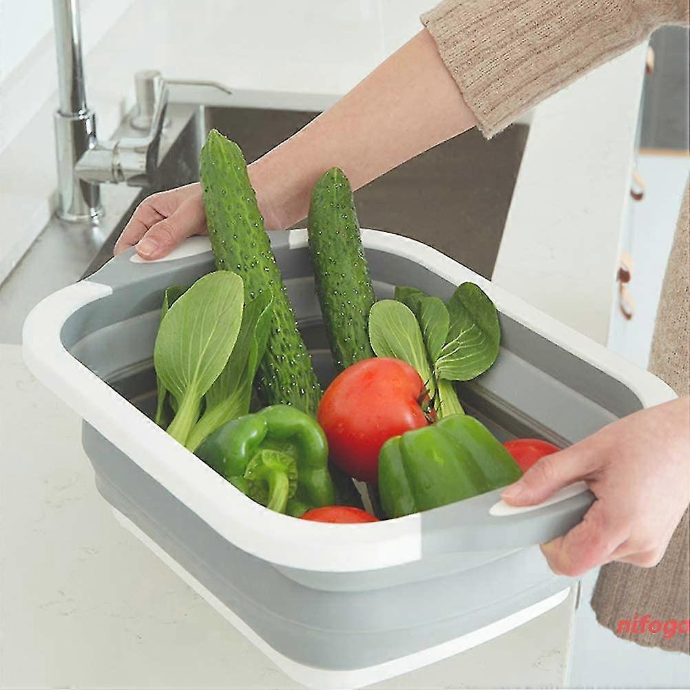 Folding Cutting Board with Multifunction - Stainless Steel Vegetable ...