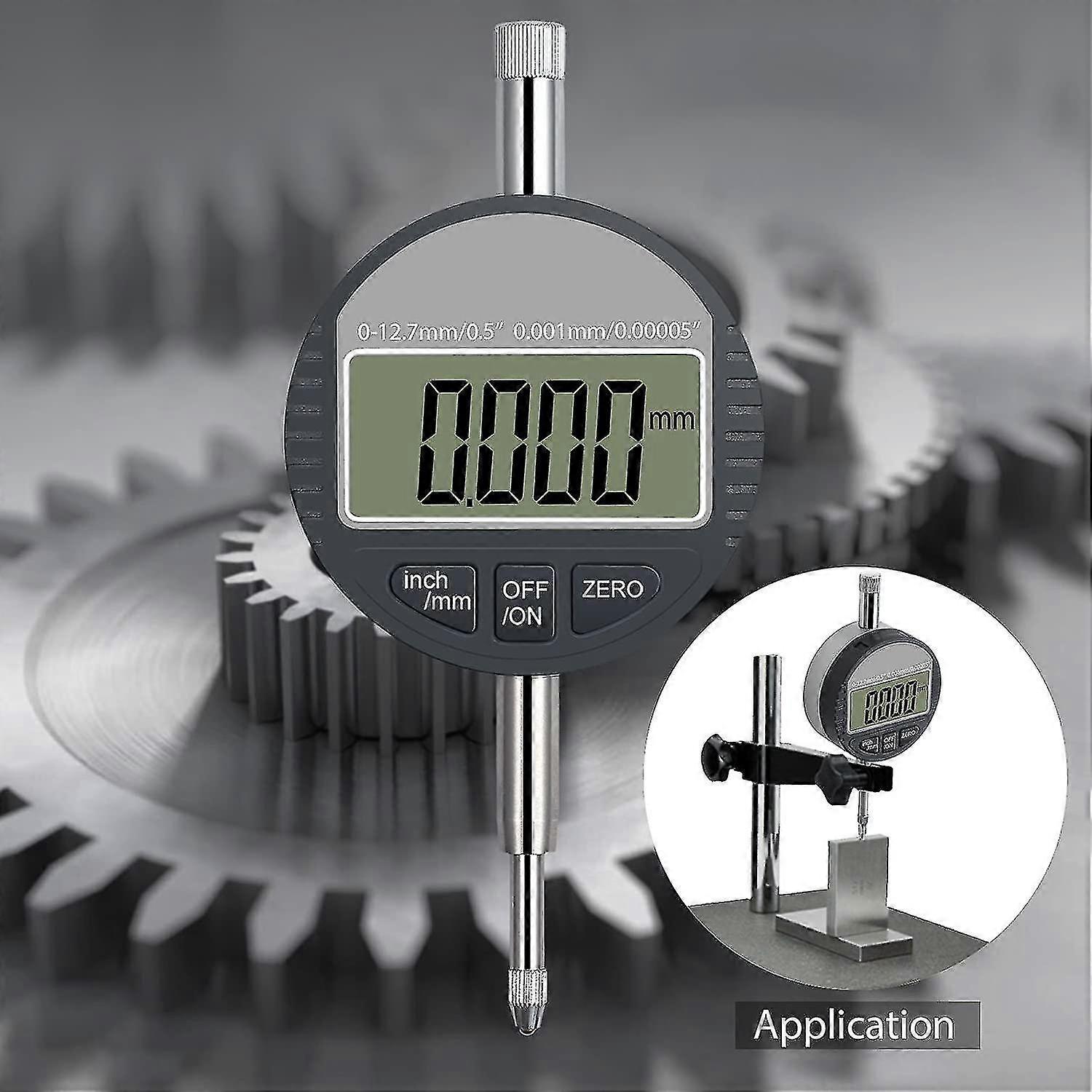 Led Digital Micrometer 0.01mm Precision Gauge Digital Indicator 0-12 ...