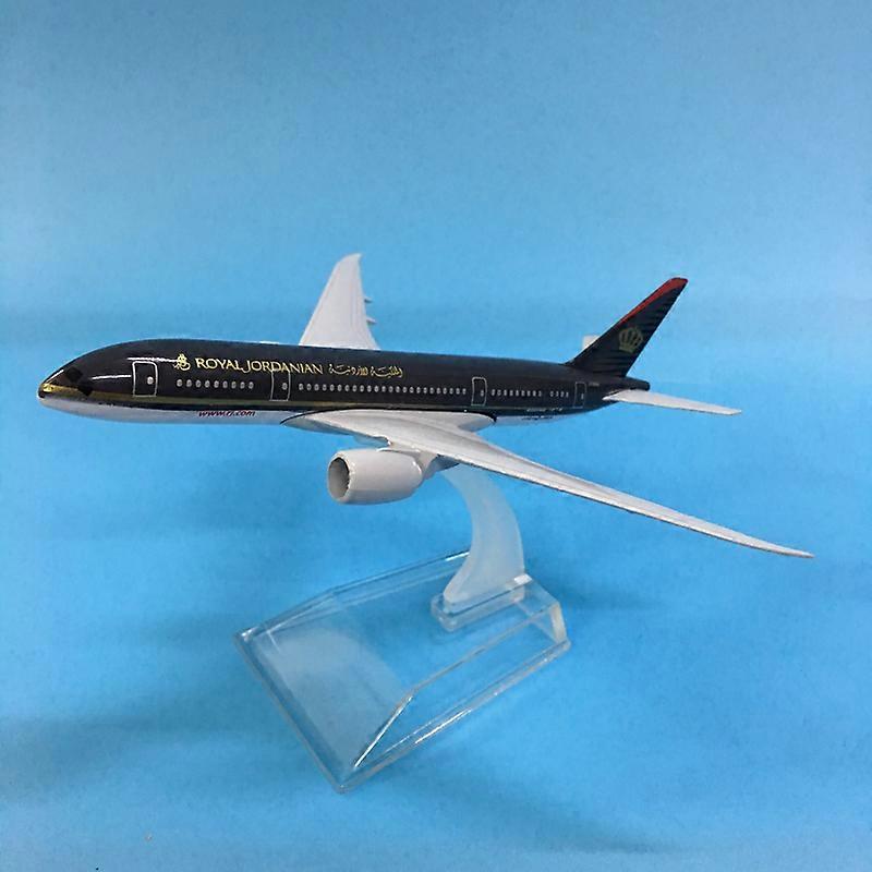 JASON TUTU 16cm Plane Model Airplane Model ROYAL JORDANIAN Boeing 787 ...