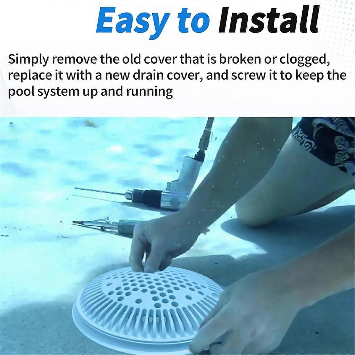 WG1030AVPAK2 Ground Pool Drain Cover and Frame Kit,for Pool Parts ...