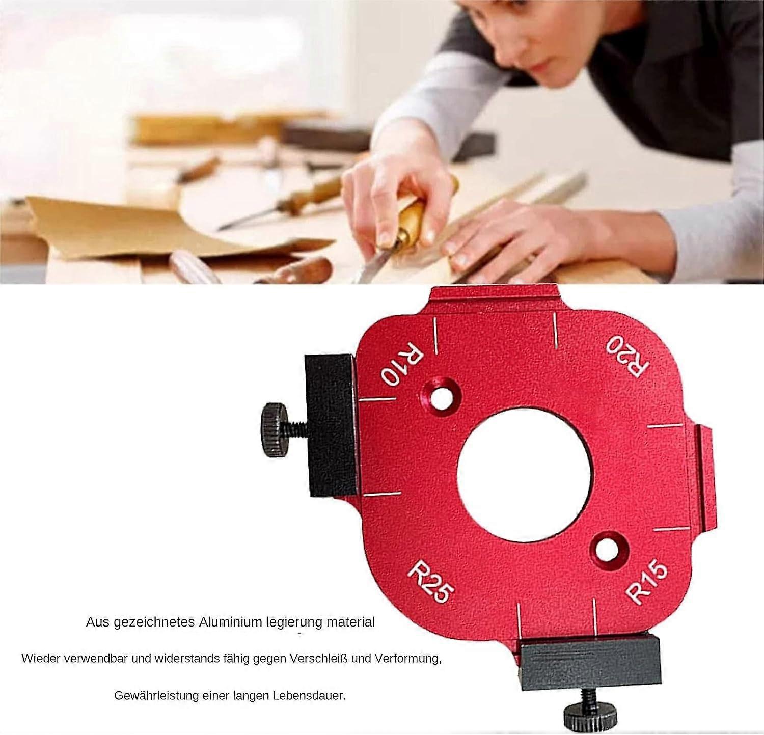 Radius Jig Router Template for Woodworking - Half Corner Radius Milling ...