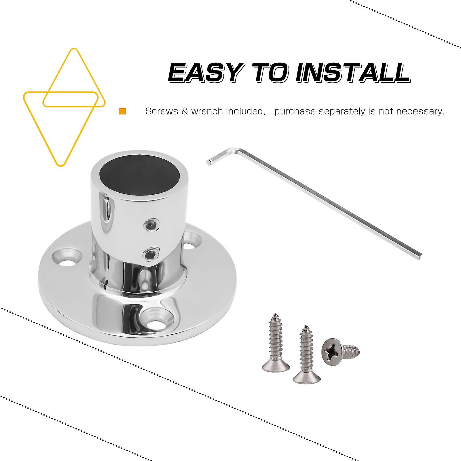 Heavy Steel Boat Base Rail Hardware Pole Boat Base Rail Column Yacht ...