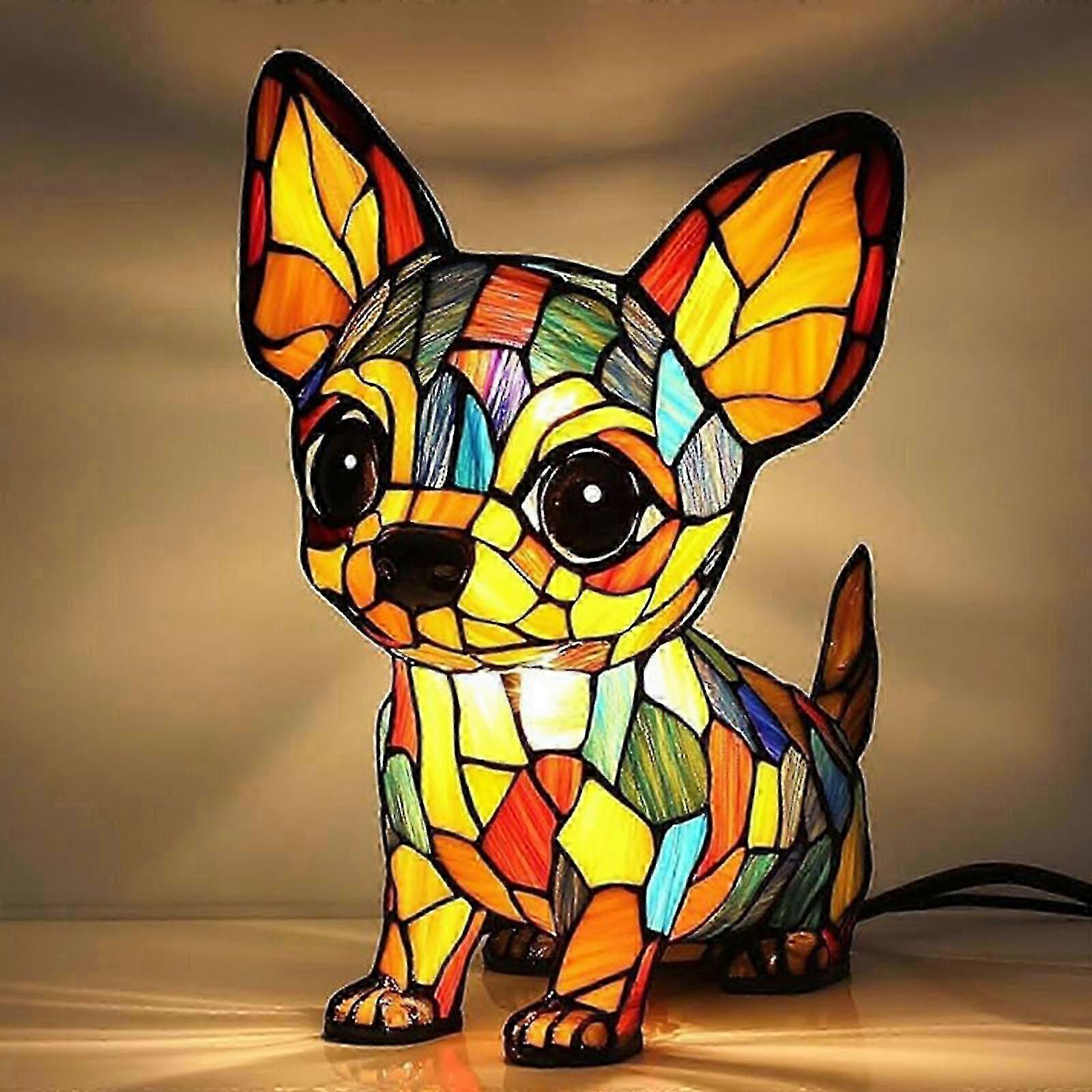 Dog Series Art Night Light LED Light Ornament PUW0611 | Fruugo UK