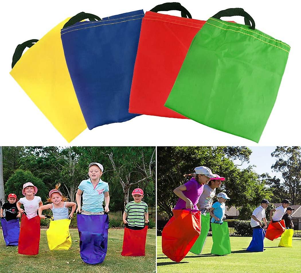 Dhrs Hop Sacks For Kids, 4 Piece Sack Race Outdoor Play Set For Parties ...