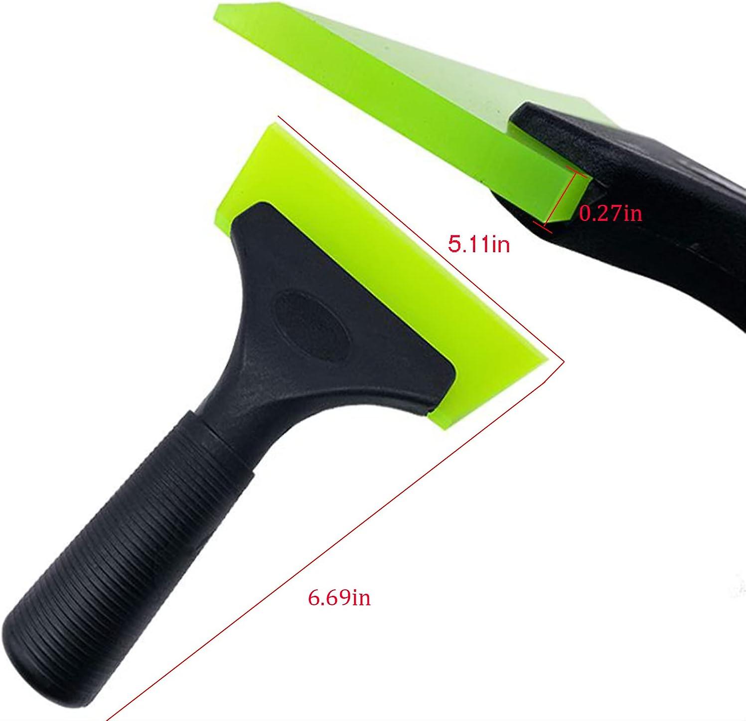 Small Squeegee with 5 Inch Green Rubber Window Tint Squeegee, Mini ...