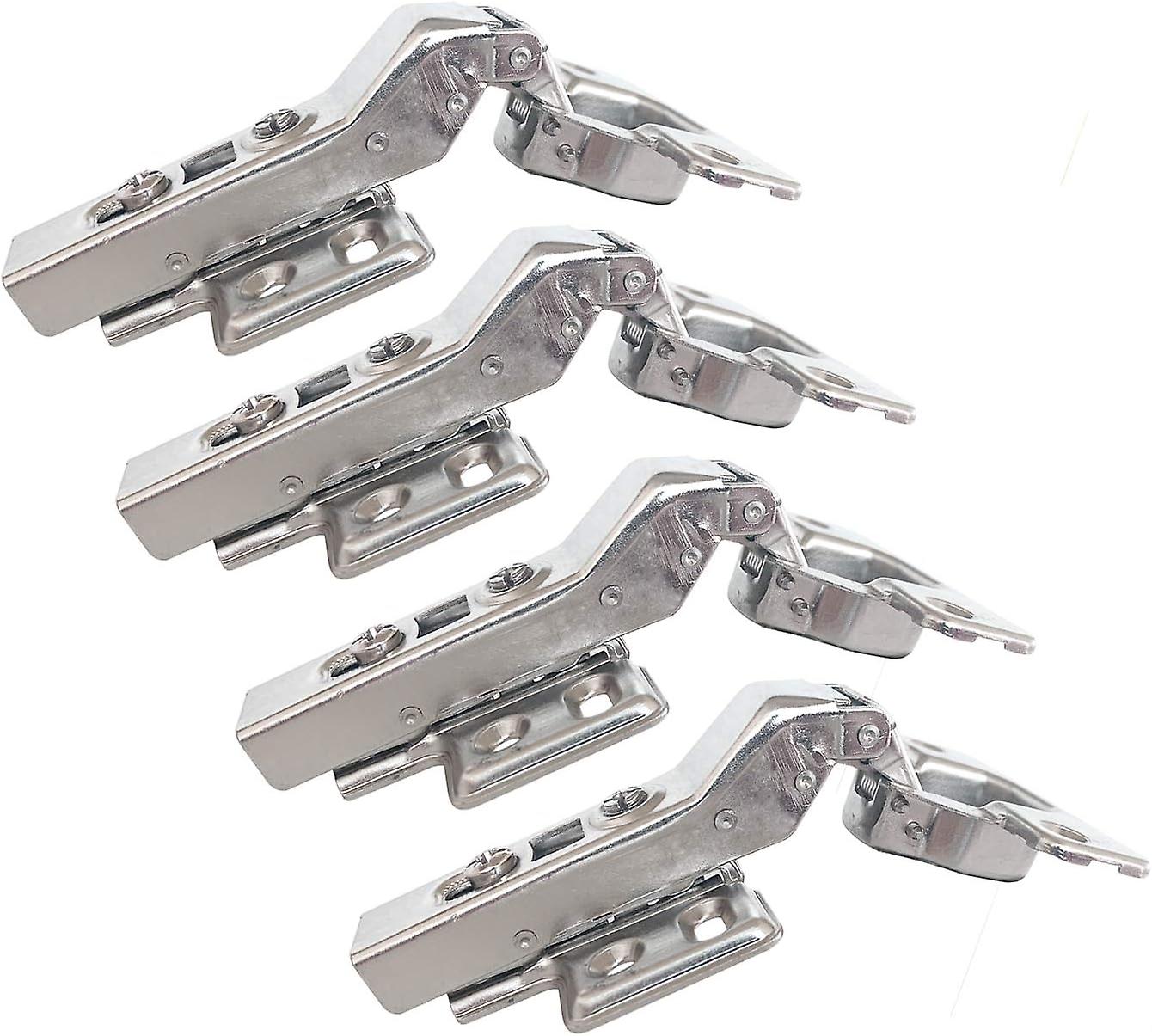 Set of 4 30 Degree Corner Hinge 35mm with Damper for Multi-Side Door ...