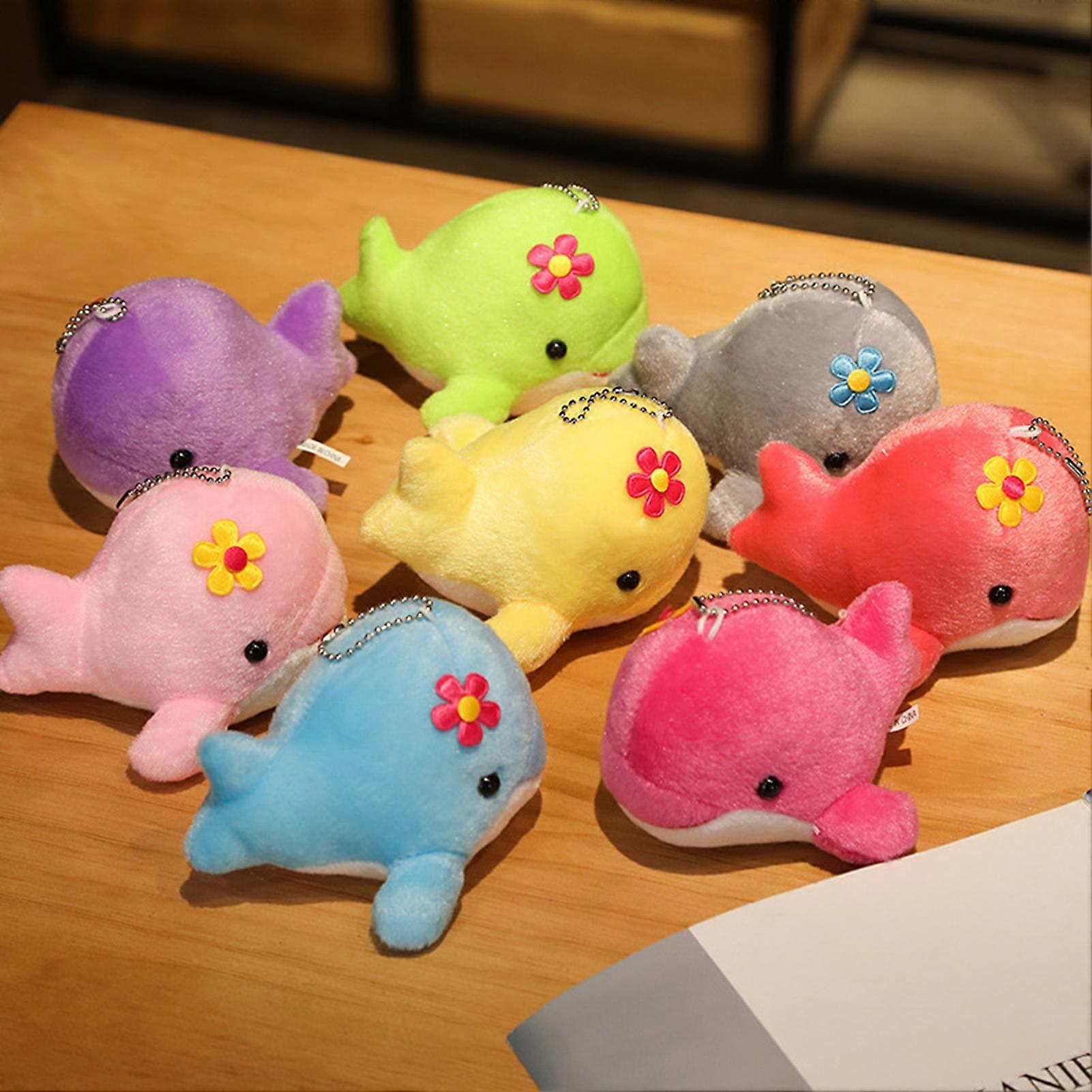 10cm Whale Plush Pendant PP Cotton Filling Cute Cartoon Animal Doll ...