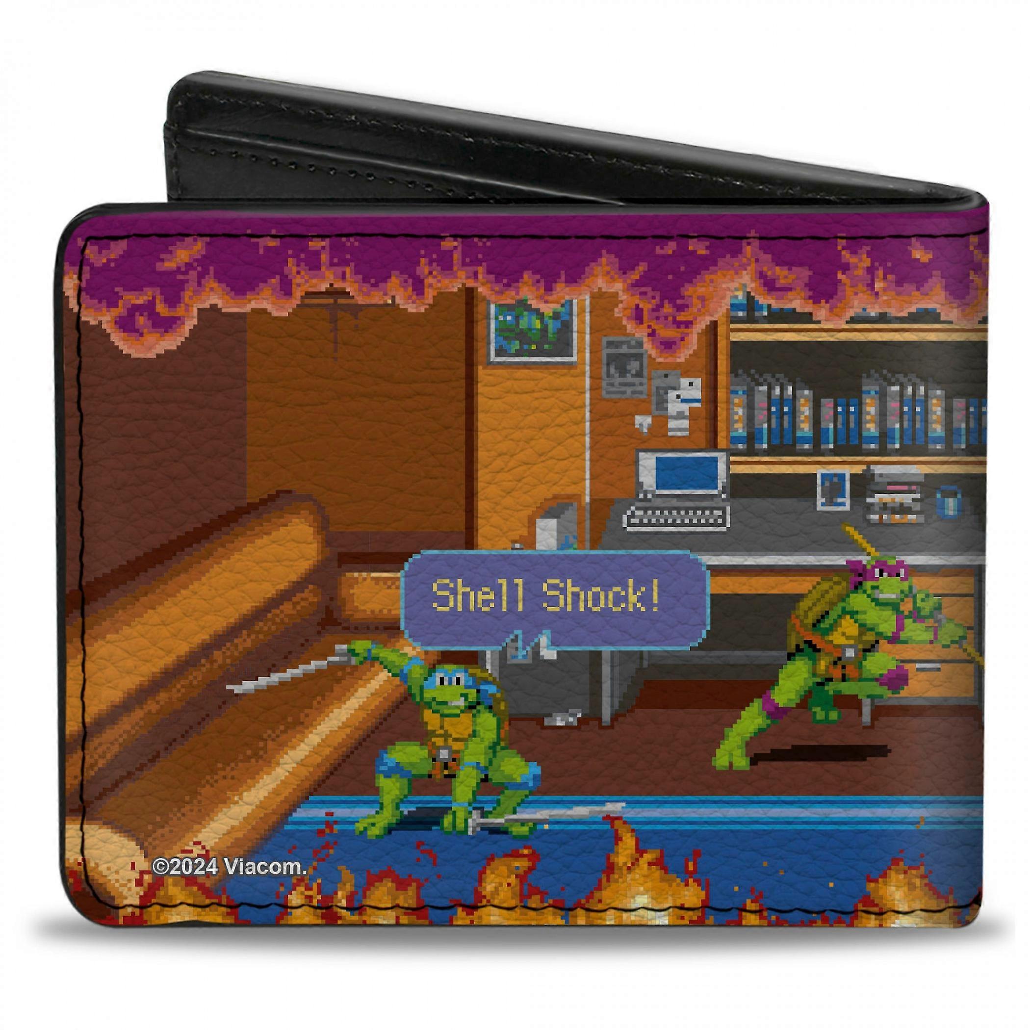 Teenage Mutant Ninja Turtles Battle Rocksteady Arcade Bi-Fold Wallet ...