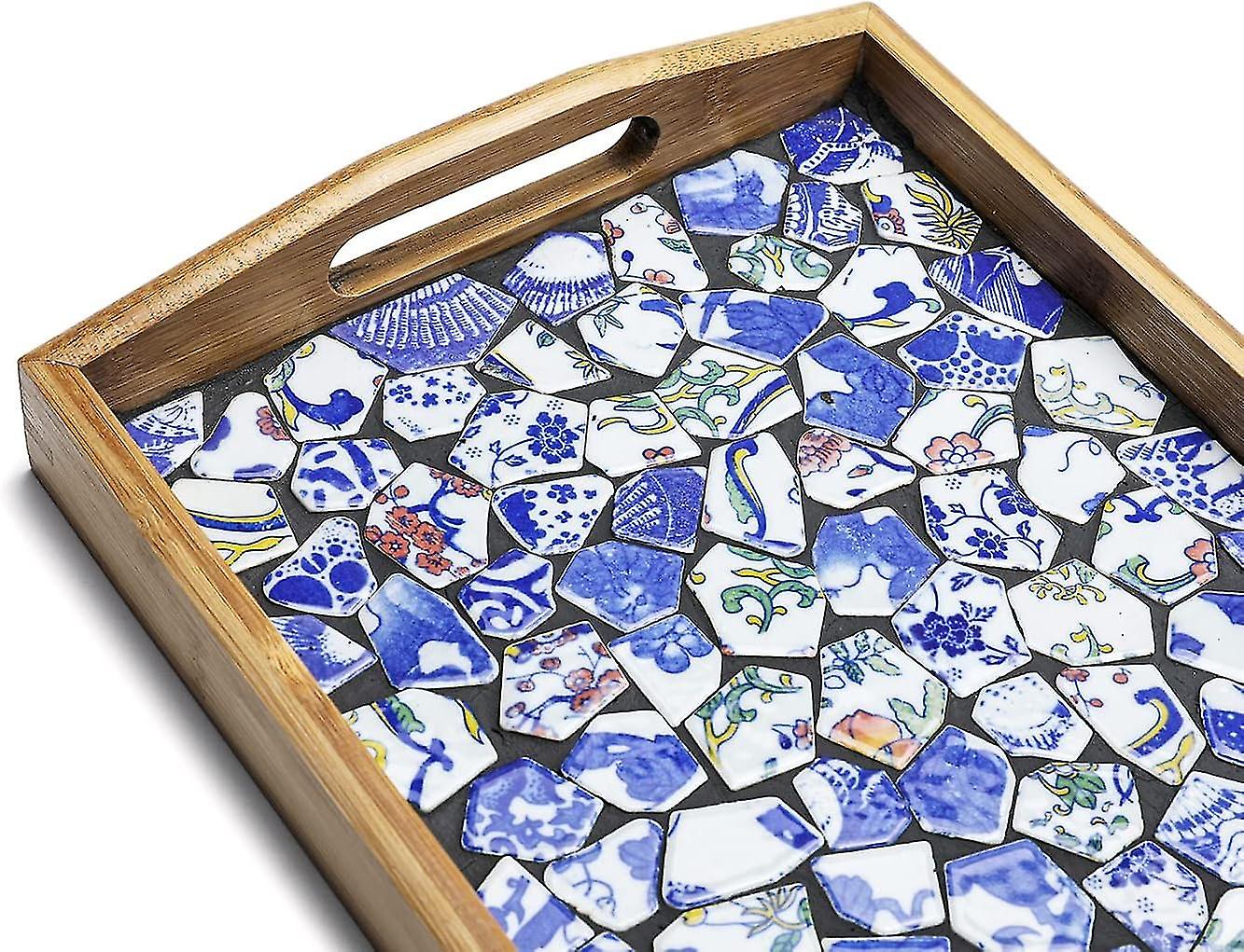 2 Sets Of Diy Mosaic Craft Kits Mosaic Tiles Coaster Kit Make Your Own ...