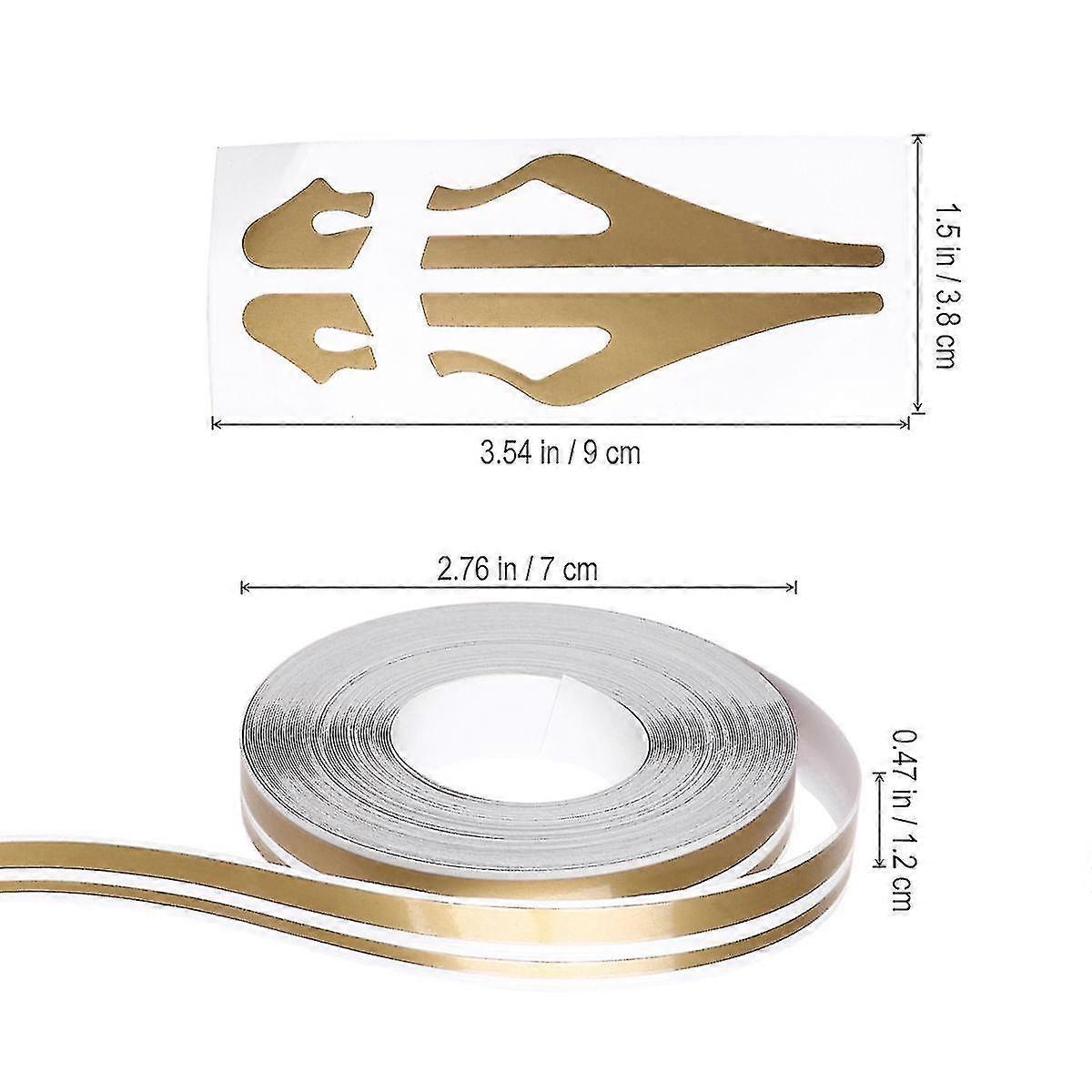 Pinstripe Tape Decal Steamline Pinstripetape for (Gold)-Good | Fruugo UK