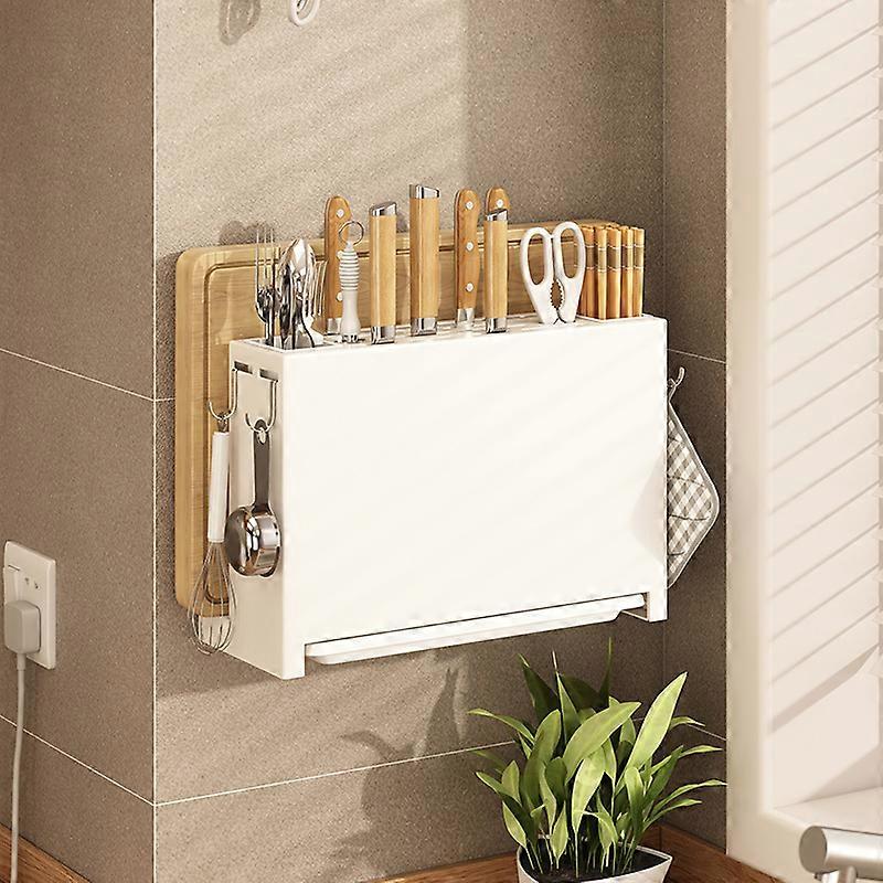 Kitchen knife drying rack, integrated chopsticks, chopping board ...