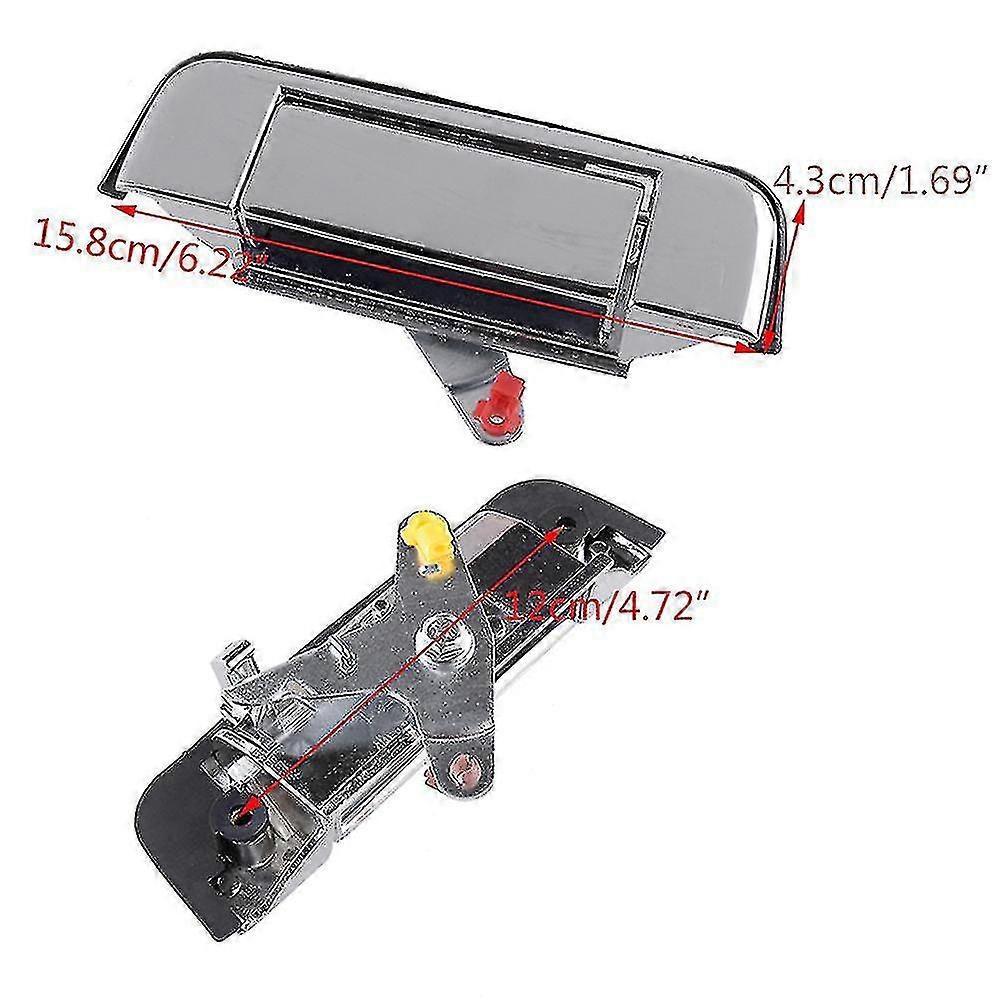 Car Tailgate Handle Rear Outer Handle Compatible With Toyota Hilux Vigo ...