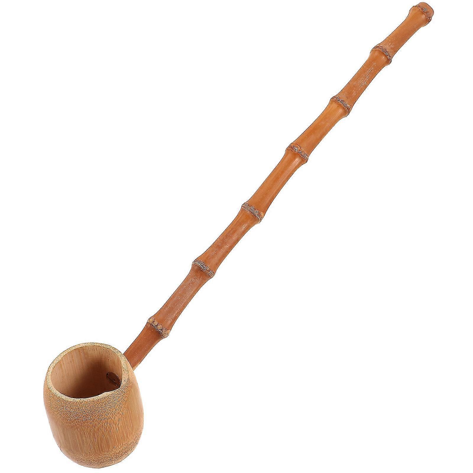 Bamboo Water Scoop Bamboo Water Ladle Japanese Style Long Handle Home ...