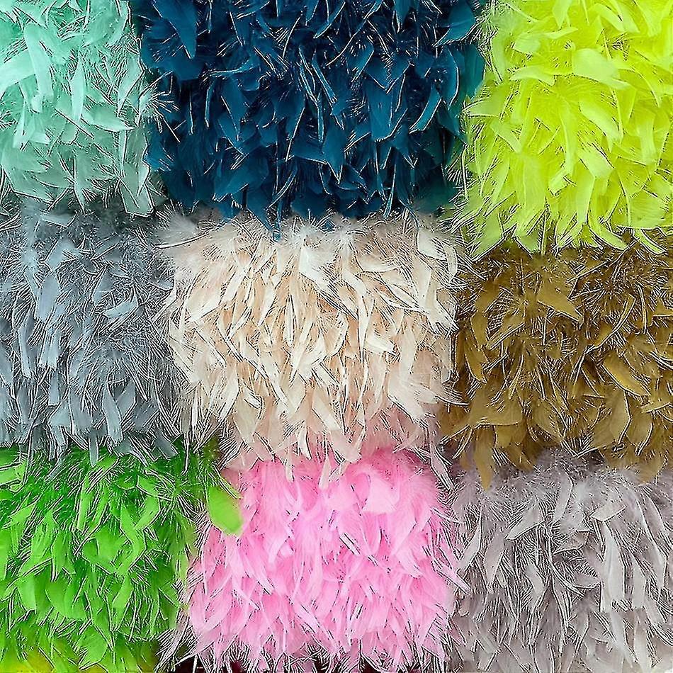 1meters Natural Turkey Feathers Trim Diy Wedding Marabou Feather Ribbon ...