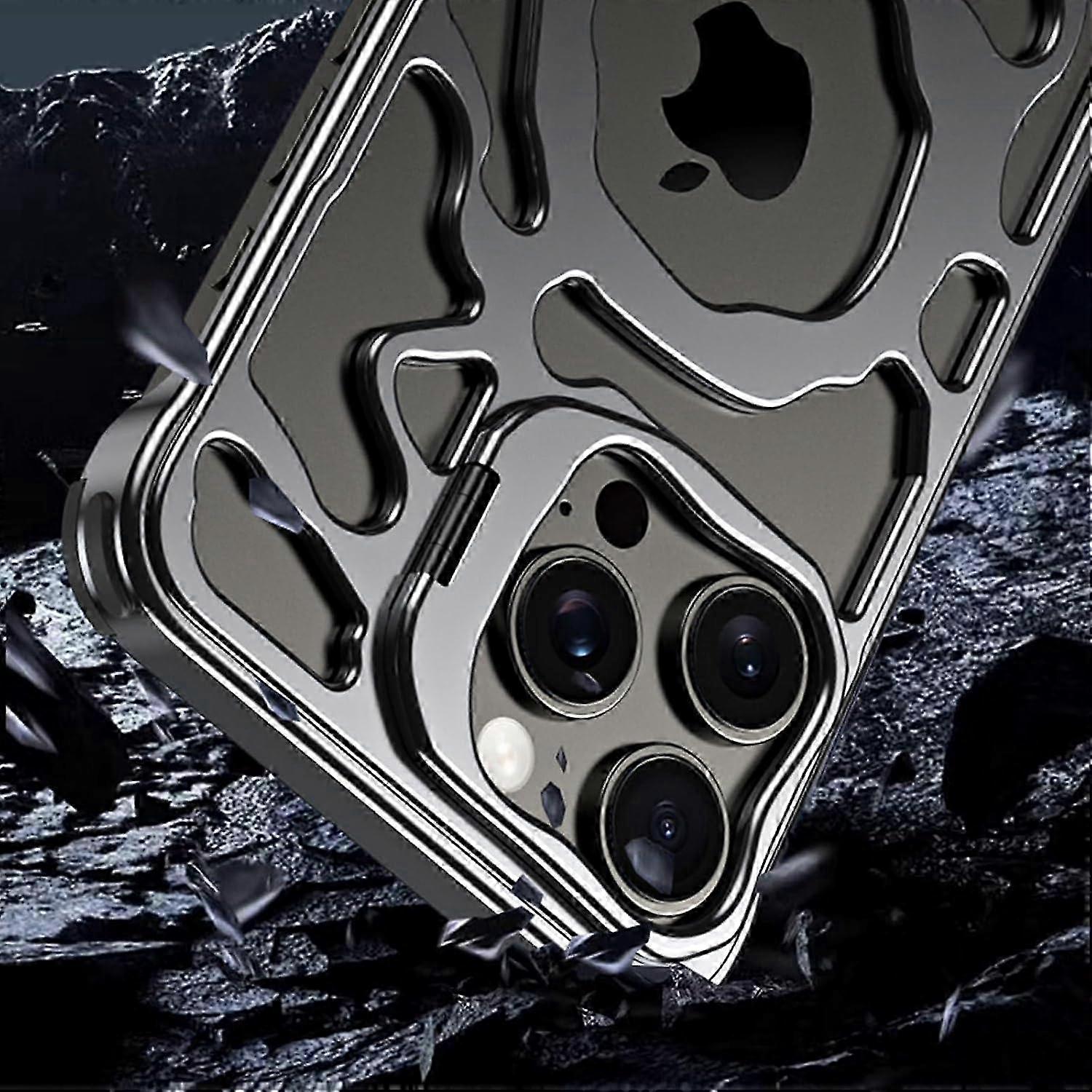 For iPhone 16 Pro Max/16 Pro/16 Plus/16 frameless phone case, simple ...