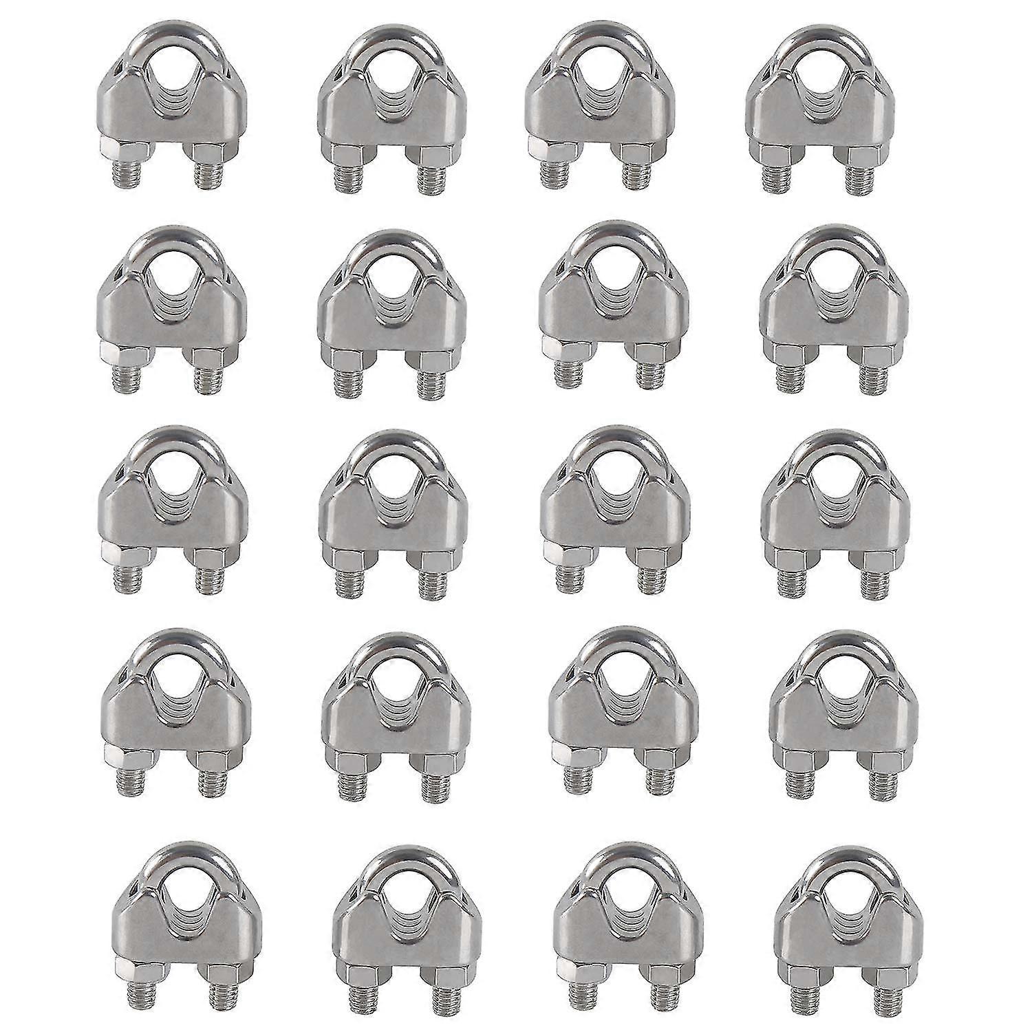 M4 Cable Ties Yoke U Bolt Cable Clip 304 Stainless Steel Cable Clamp ...