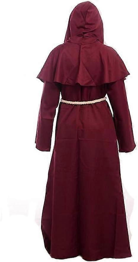 Priest Bathrobe Medieval Friar Hooded Hood Renaissance Monk Monk ...