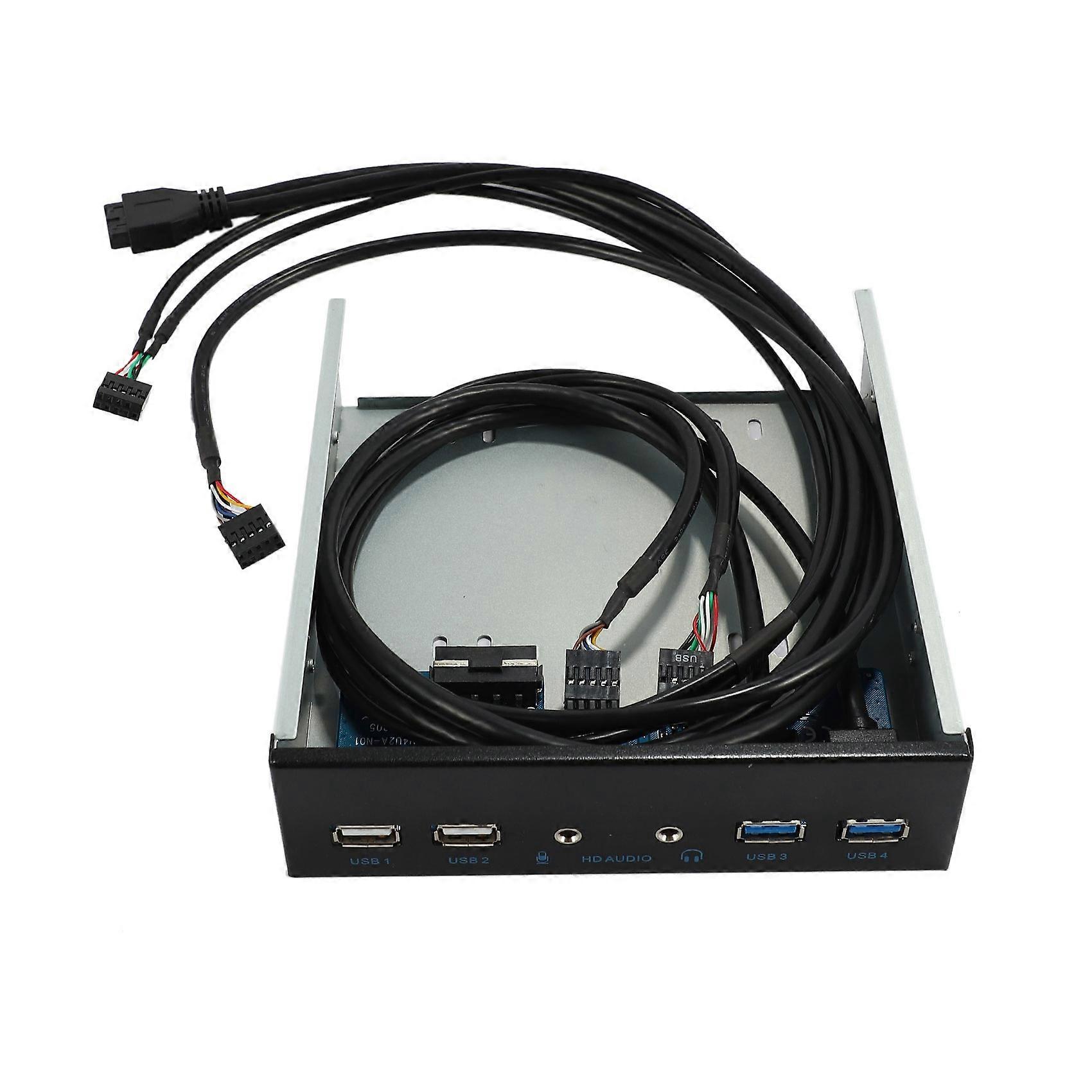 5.25 Inch Desktop Pc Case Internal Front Panel Usb Hub 2 Ports Usb 3.0 ...