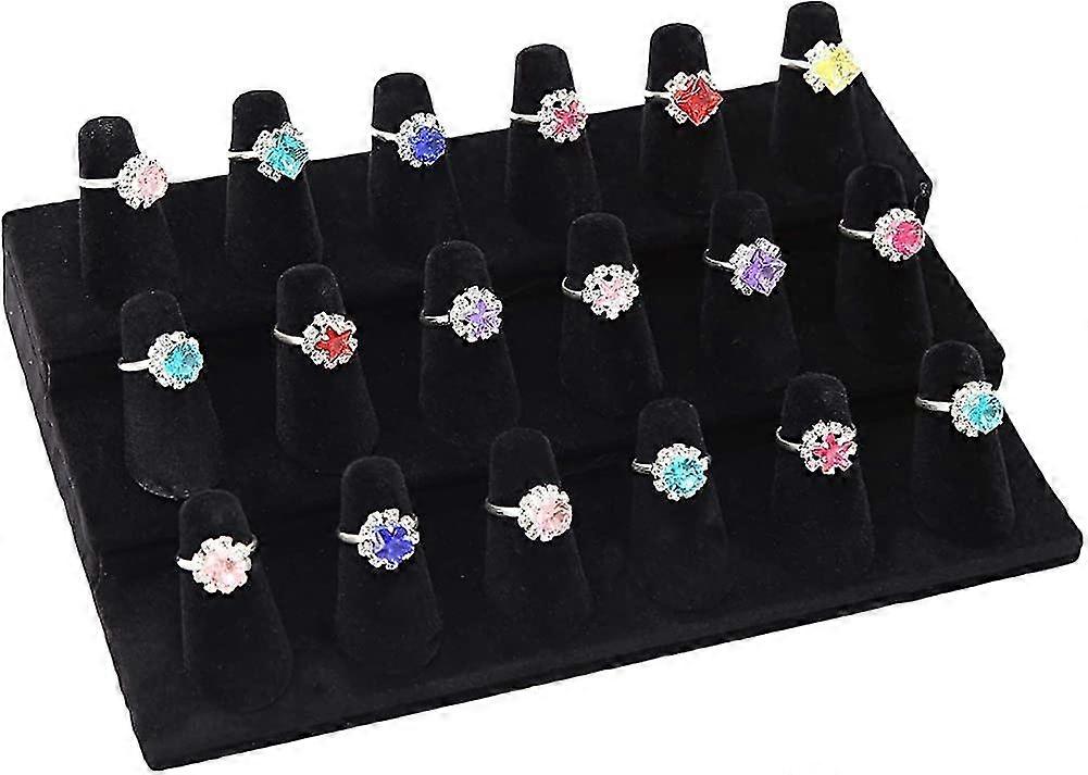 Ring Holder,18 Fingers Ring Display Stand,ring Storage Organizer ...