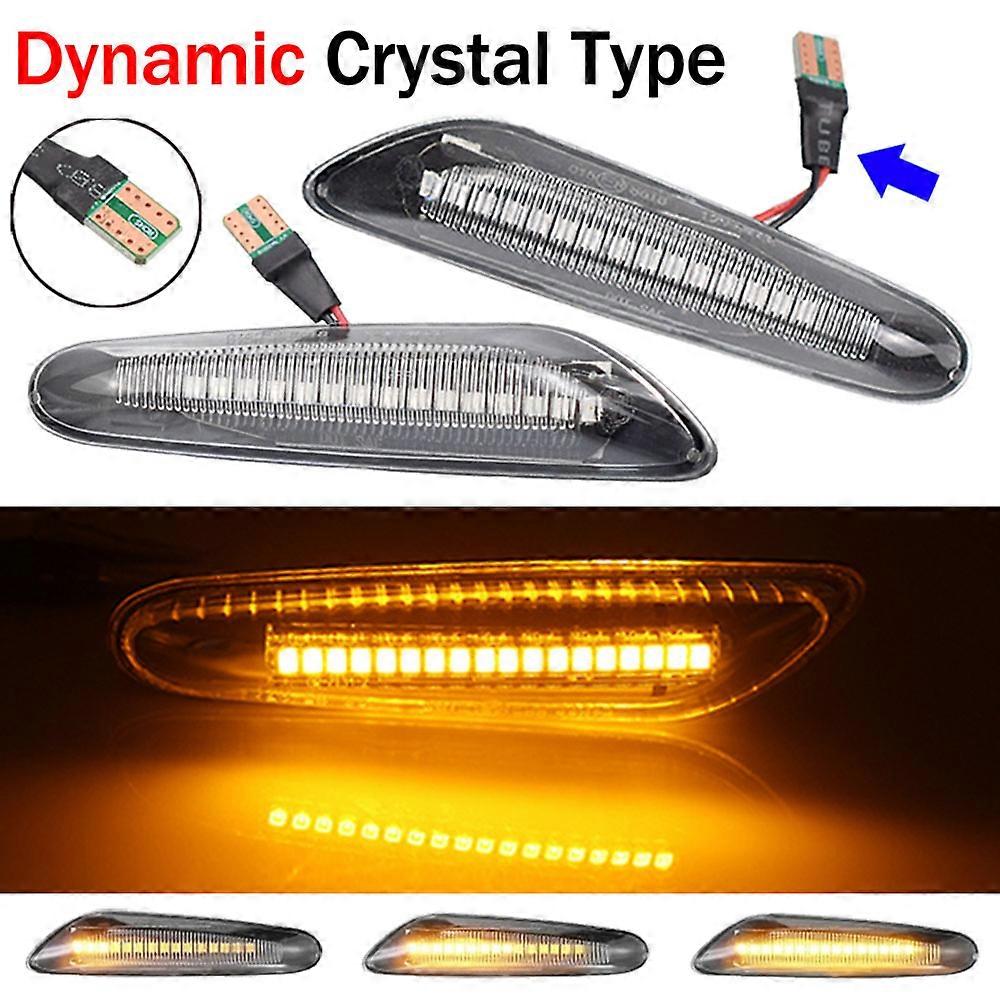 For BMW E60 E61 E90 E91 E92 E93 E81 E82 E83 E84 E88 E46 X1 X3 LED Dynamic Side Marker Turn ...
