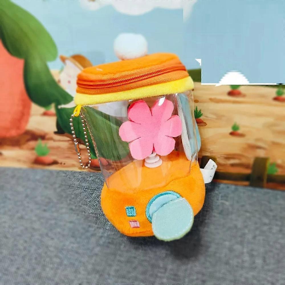 Fun Drawstring Rotating Plush Toy, 6 Inches Carrot Blender Plush ...