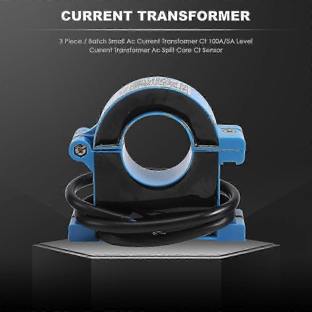 3 stycke / batch liten växelströmstransformator CT 100a / 5a nivå ...