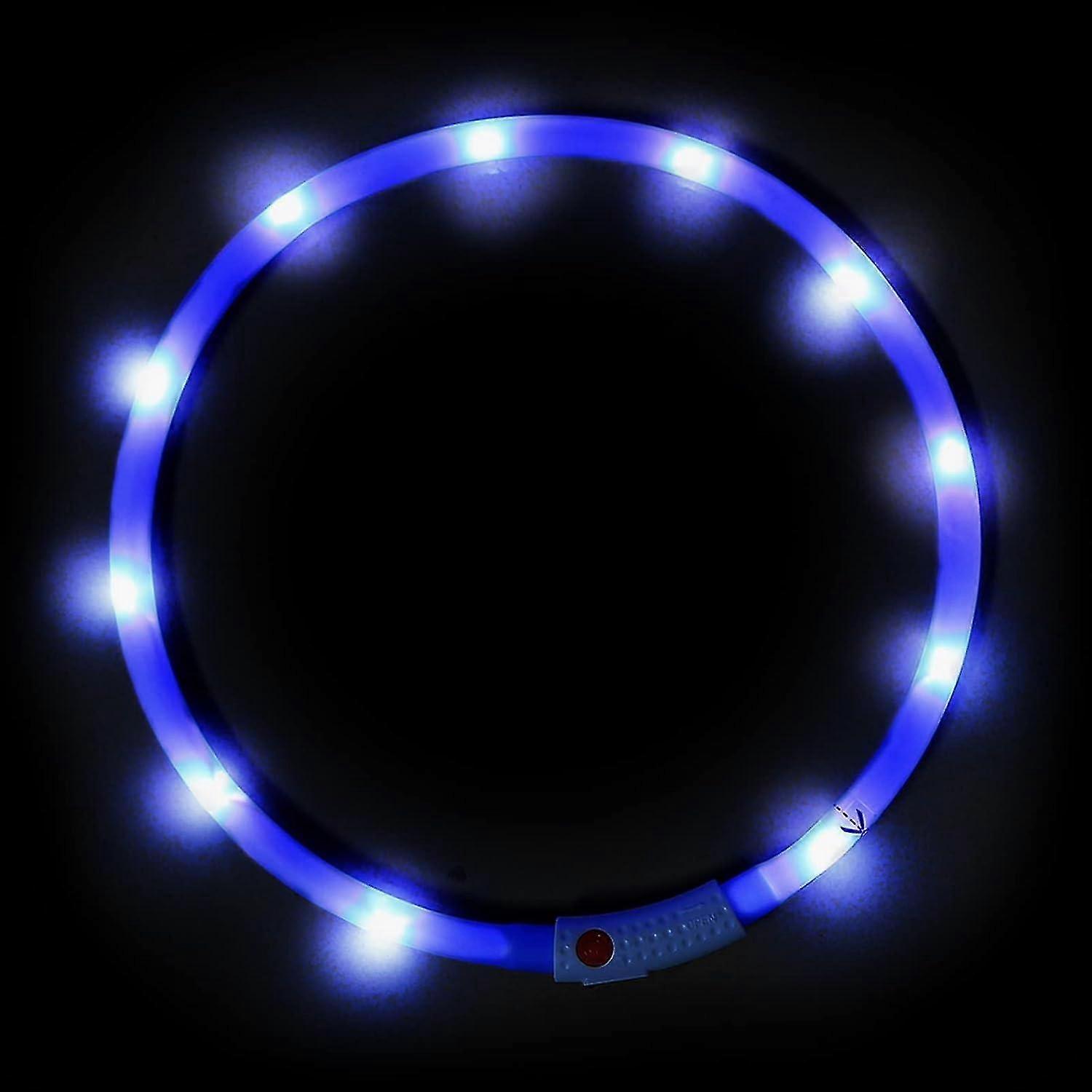 Led Dog Collar, Lighted Dog Necklace For Your Dog Walking At Night ...