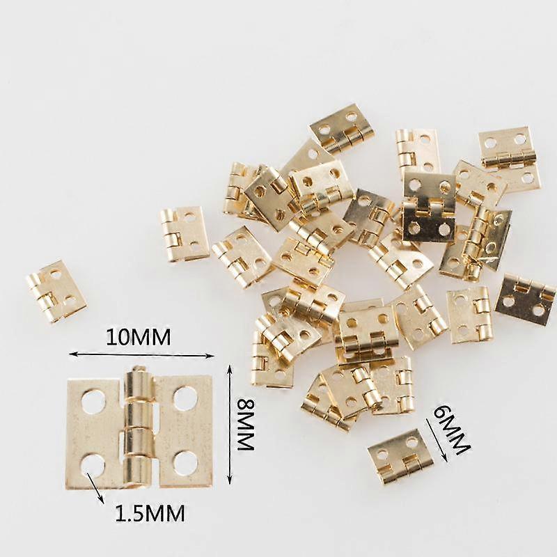 20pcs Mini Hinge for 1/12 House Miniature Cabinet Wooden Box Cabinet ...