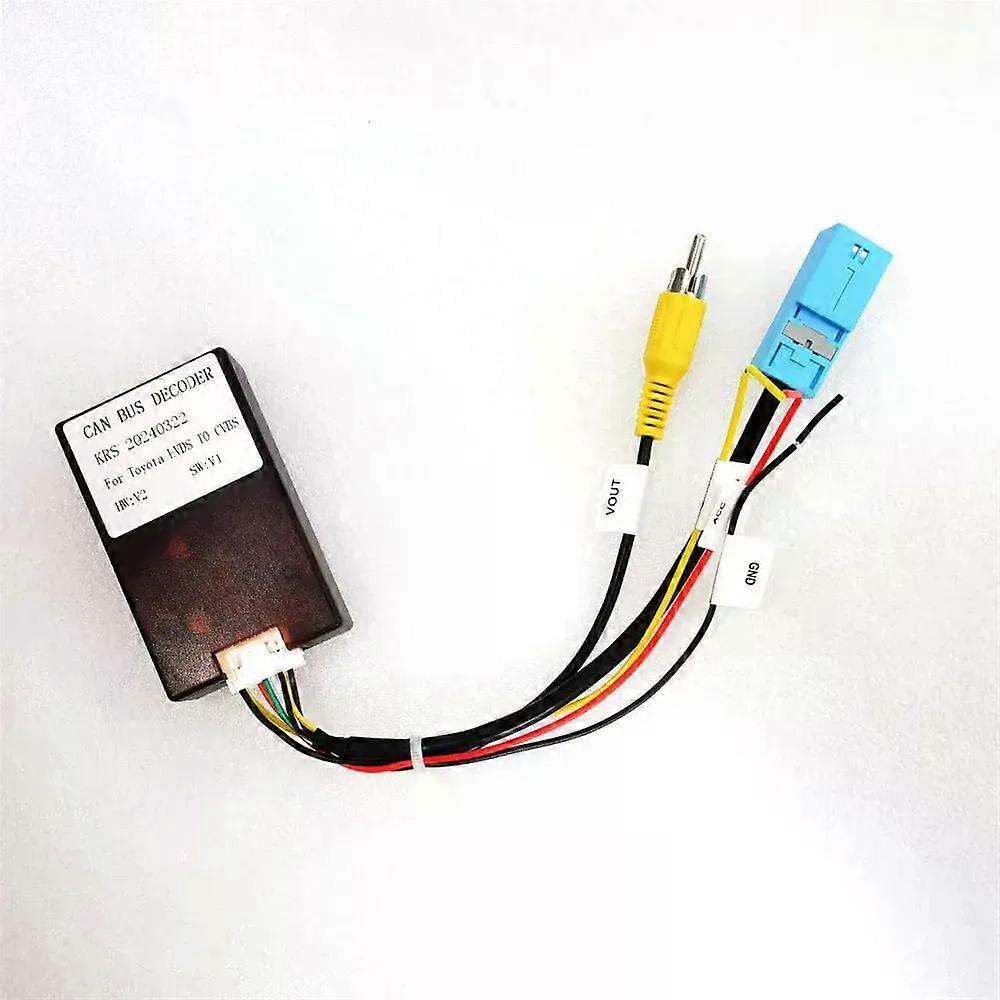 Car LVDS To CVBS Cable 360 Panoramic Reversing Camera Decoder Canbus ...