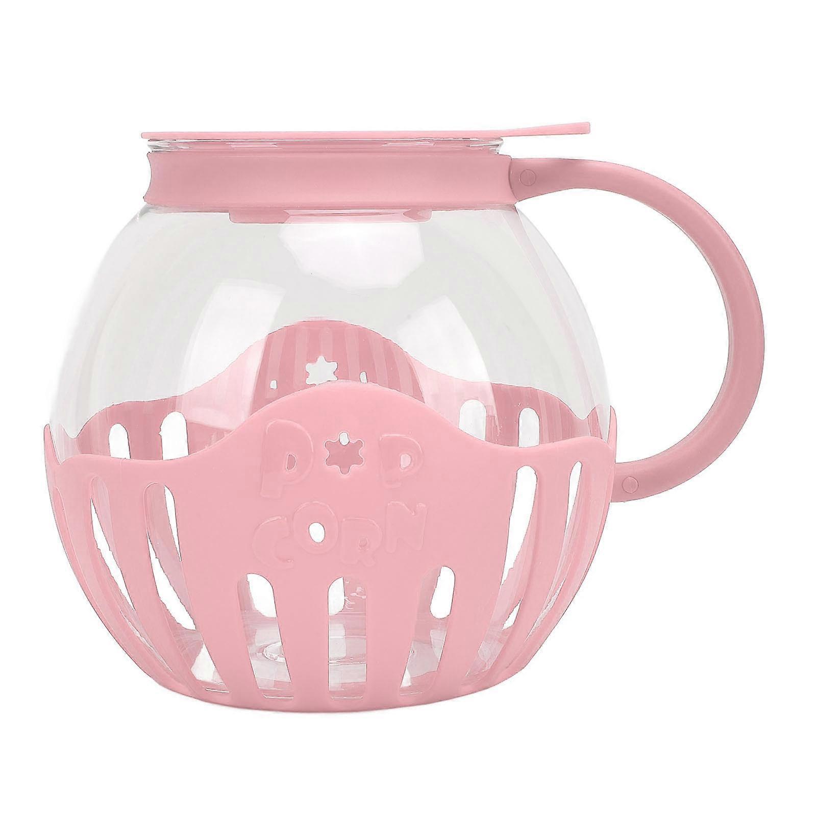2.13L Glass Microwave Popper Wide Mouth Microwave Popcorn Jar with ...