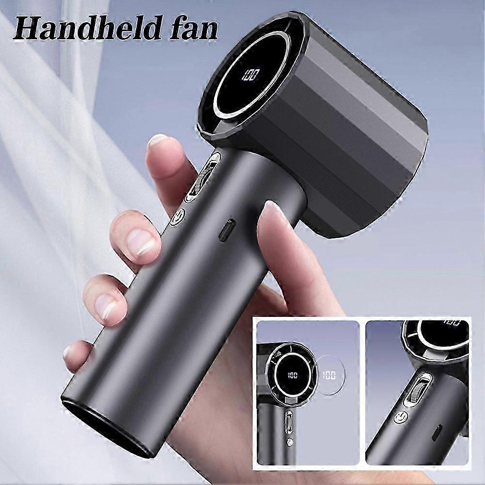 High-Speed Handheld Fan - 100 Speed Adjustable, Mini Personal Fan with ...