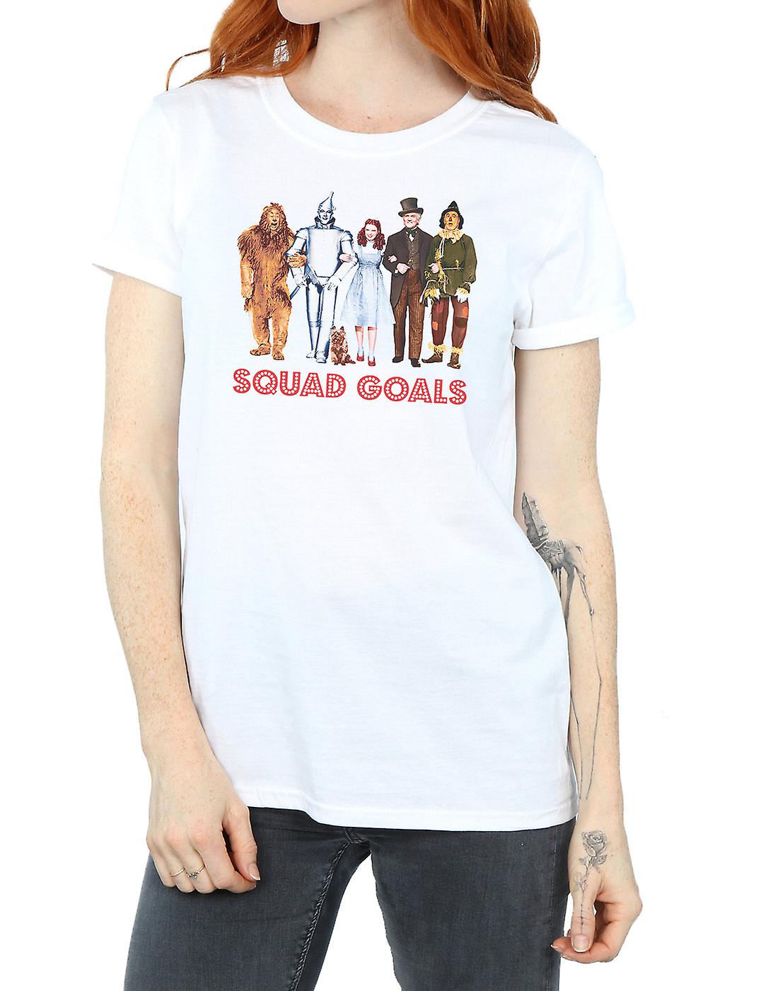 Trollkarlen från Oz Damernas trupp mål pojkvän Fit T-Shirt | Fruugo SE