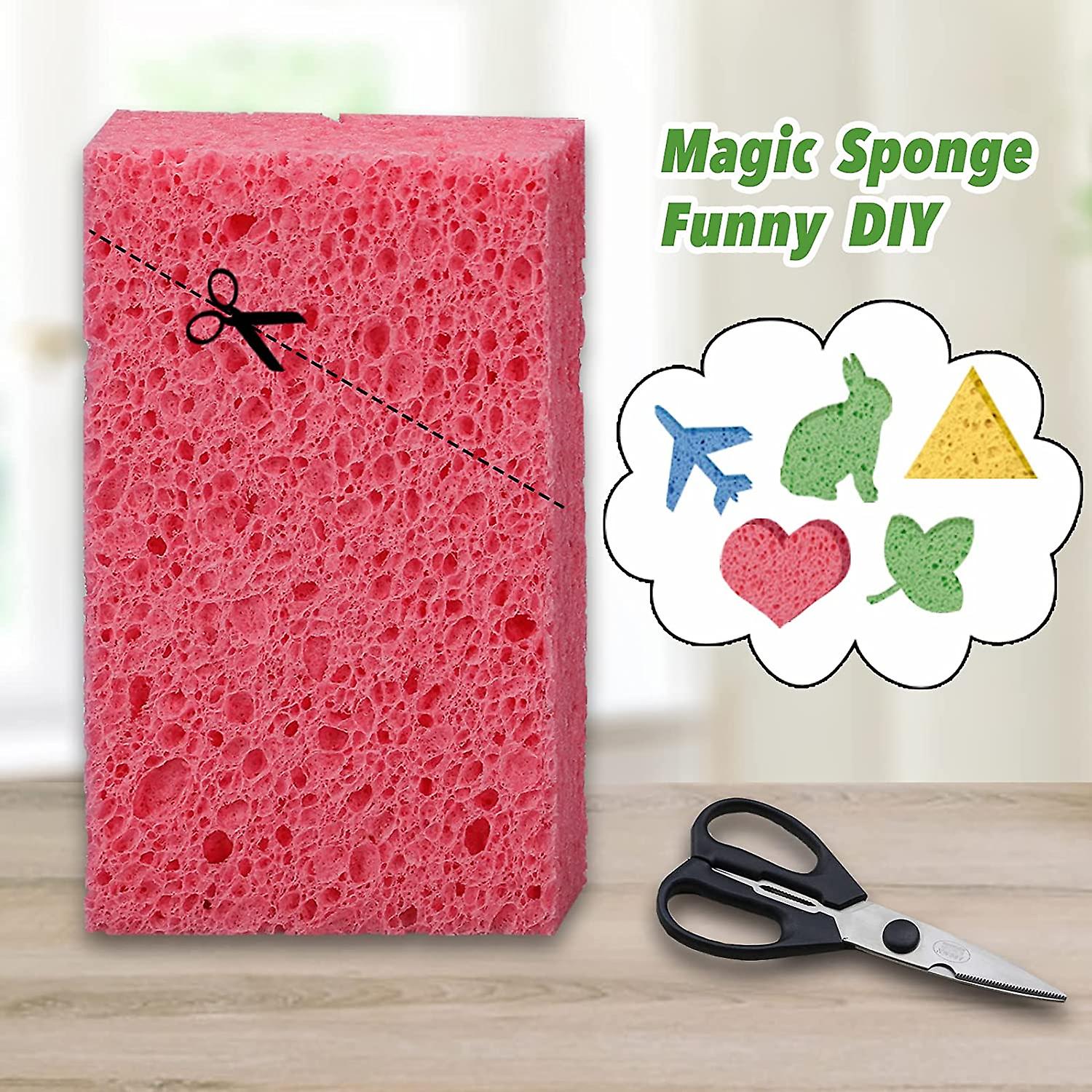 Cellulose Sponge, Heavy Washing Sponge, Scratch-Free Kitchen Sponge ...