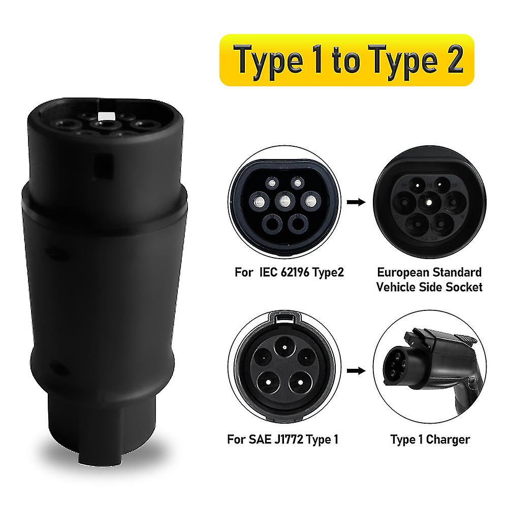 Fwhw Evse Adaptor Type 1 To Type 2 Electric Vehicle Car Ev Charr ...
