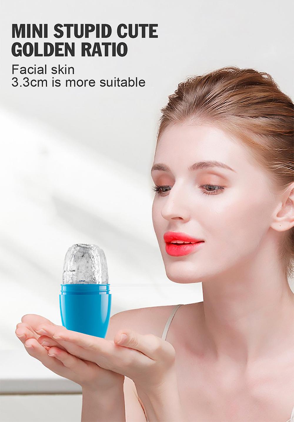 Ice Cube Massager Face Set,Face Roller for Tightens and Shrinks Pores ...