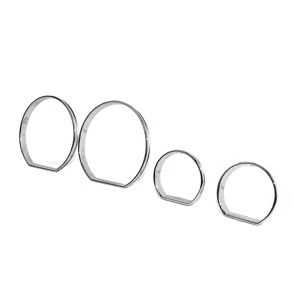 Chrome Gauge Cluster Dashboard Bezel Rings Trim Dial Rings Bezel ...