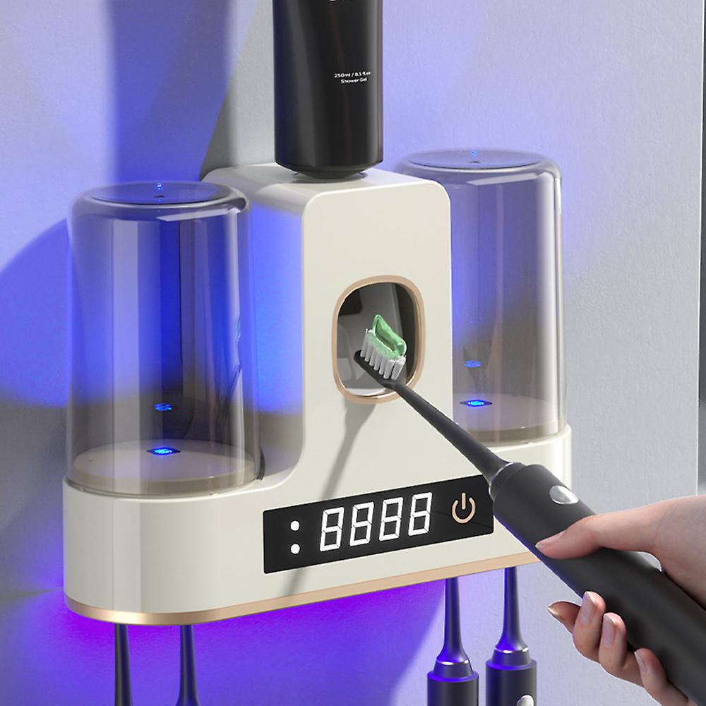 Smart Toothbrush Sterilizer Drying Rack Durable Mouthwash Cup ...