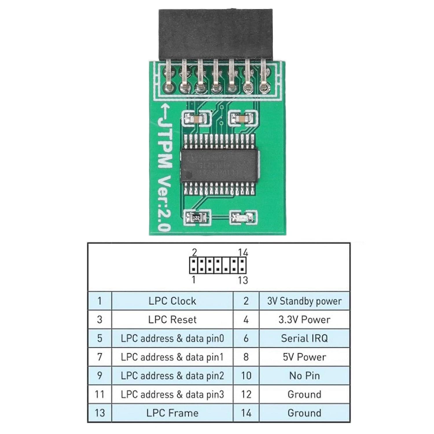 for MSI TPM 2.0 Module TPM Board for MSI TPM2.0 Module, for TPM Module ...