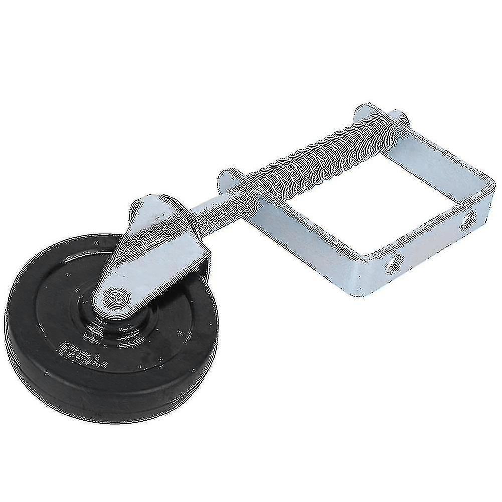 4 Inch Rubber Gate Wheel Spring Loaded Swivel Caster Heavy Duty 220lbs ...