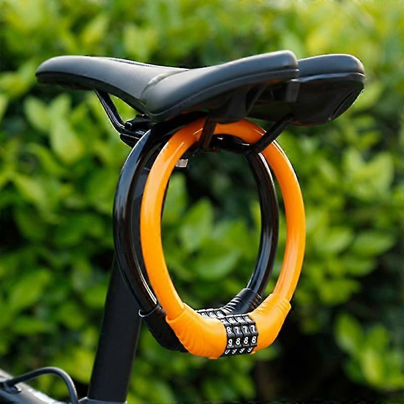 Bike Lock 4 Digit Code Combination Bicycle Lock Bicycle Security Lock ...
