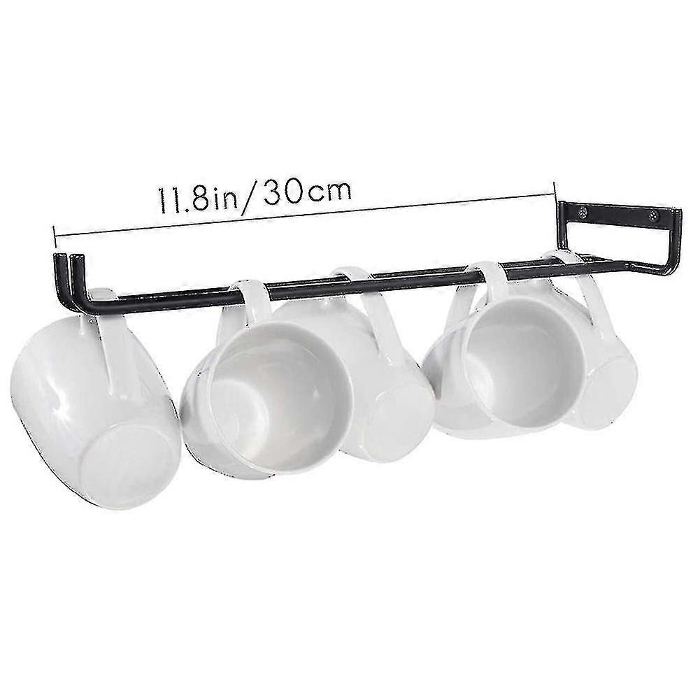 4 Pcs Wine Glass Racks Wall Mounted Hanging Rack Shelf Wine Cup Display ...