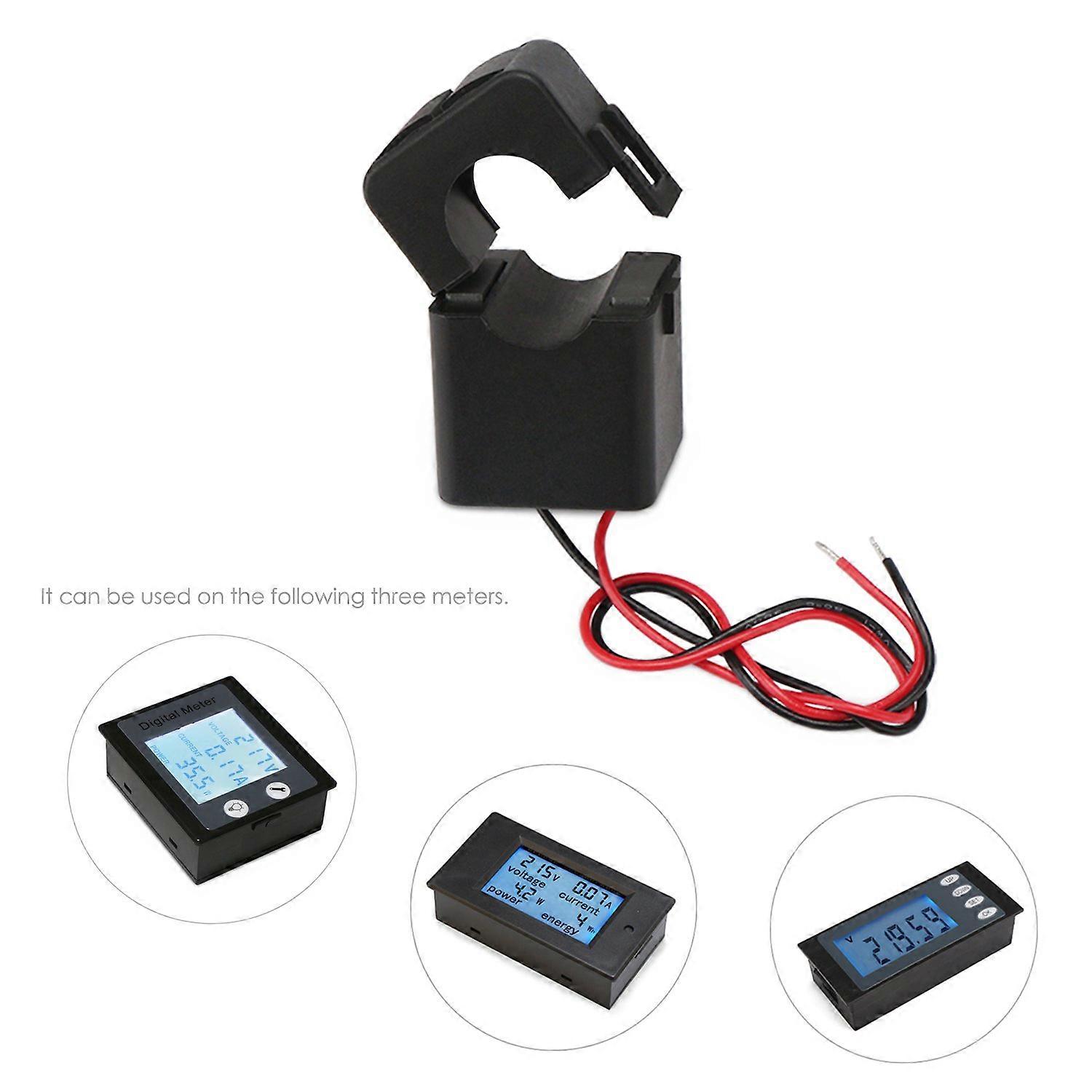 Current Transformer,100A 100MA AC Current Sensor, Split Core Amp ...