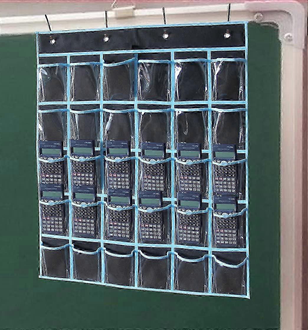Classroom Pocket Chart Organizer, Cell Phones Calculator Holder ...