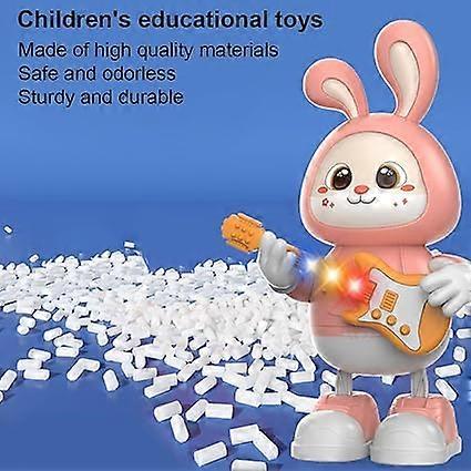 Electronic Dancing Rabbit Early Education Dancing Rabbit Guitarist Toy ...