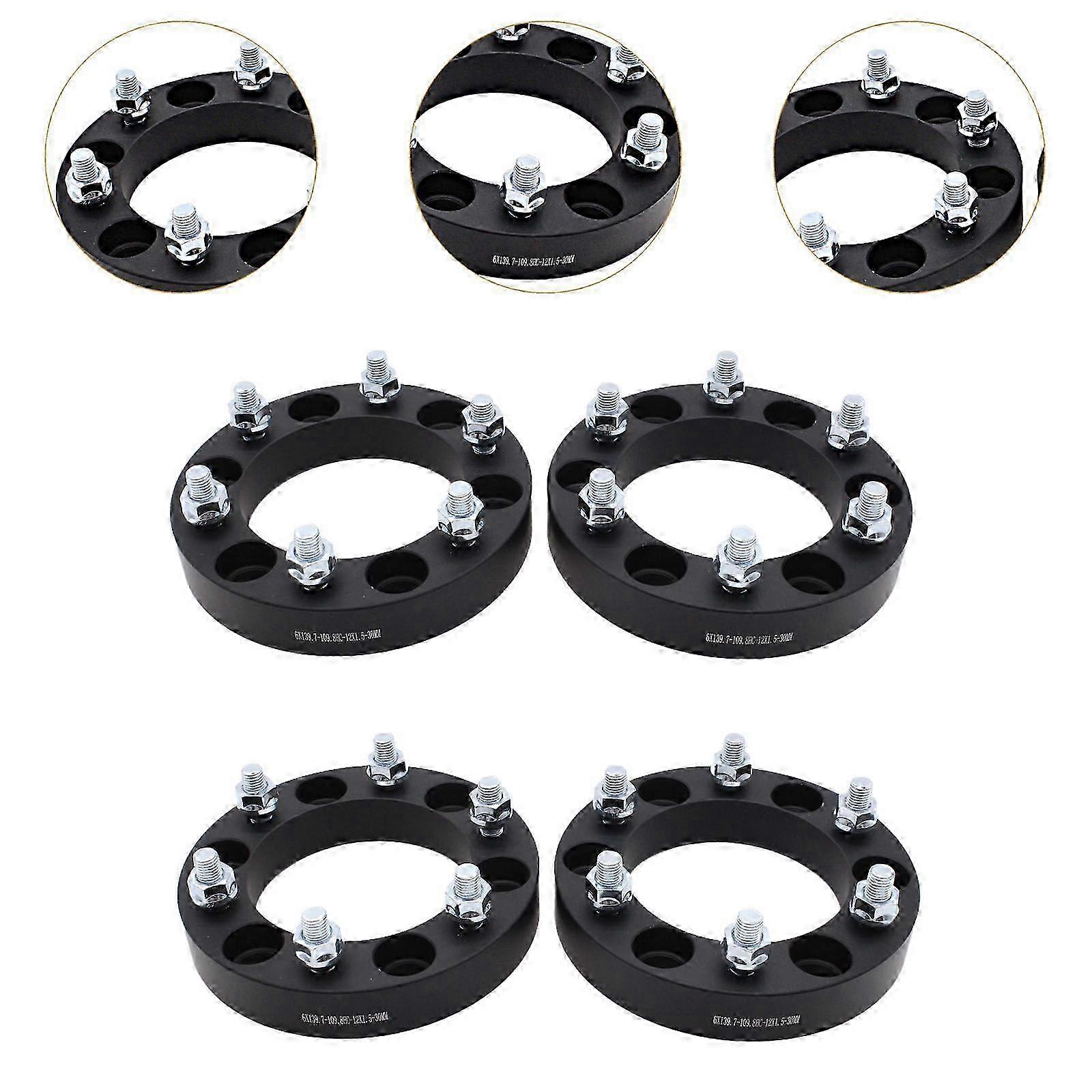 4 Pieces 30mm Heavy Duty Wheel Spacers for Mitsubishi L200 2005 Onwards ...