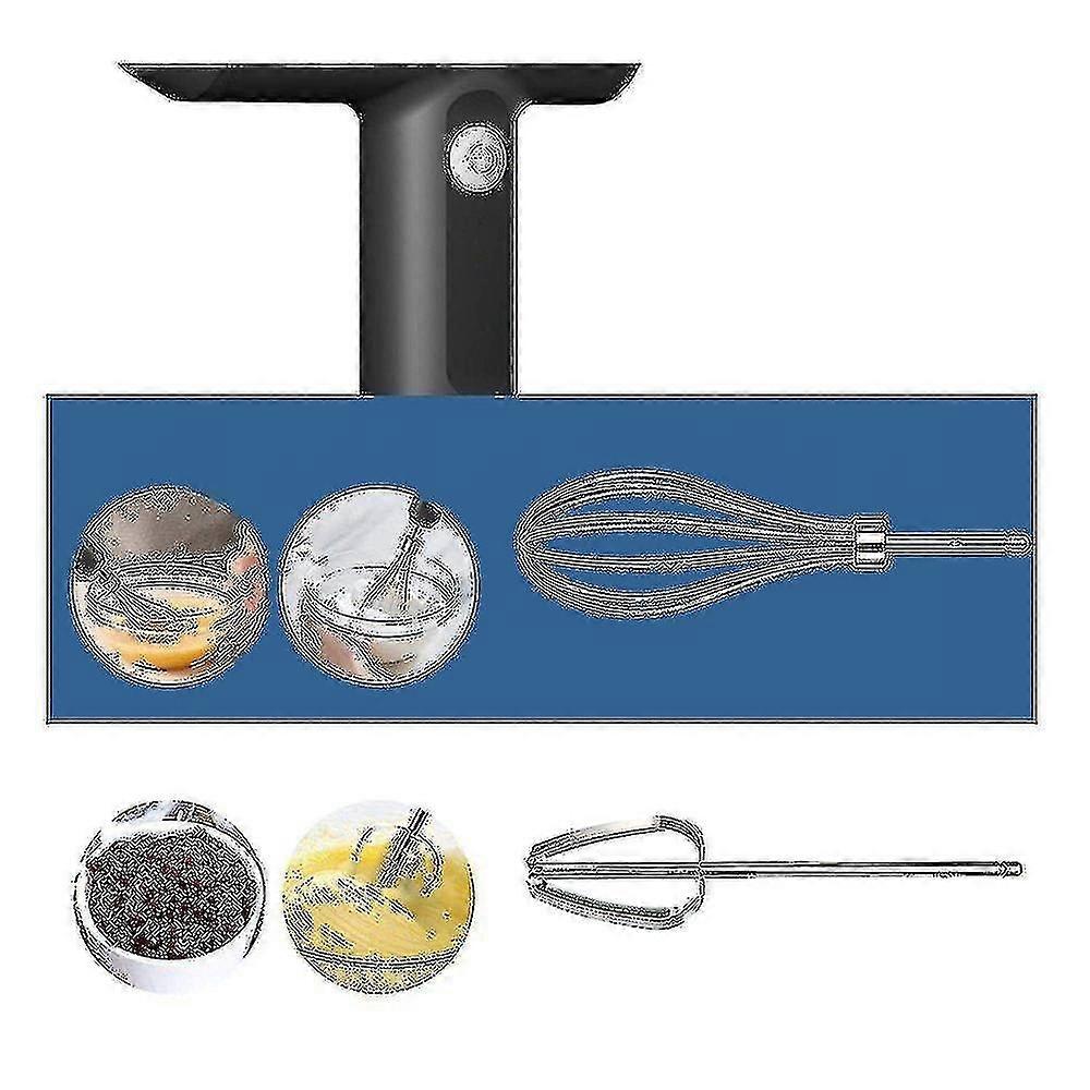 Cordless Electric Hand Mixer Hand Mixer Usb Rechargeable Turbo Boost 3 ...