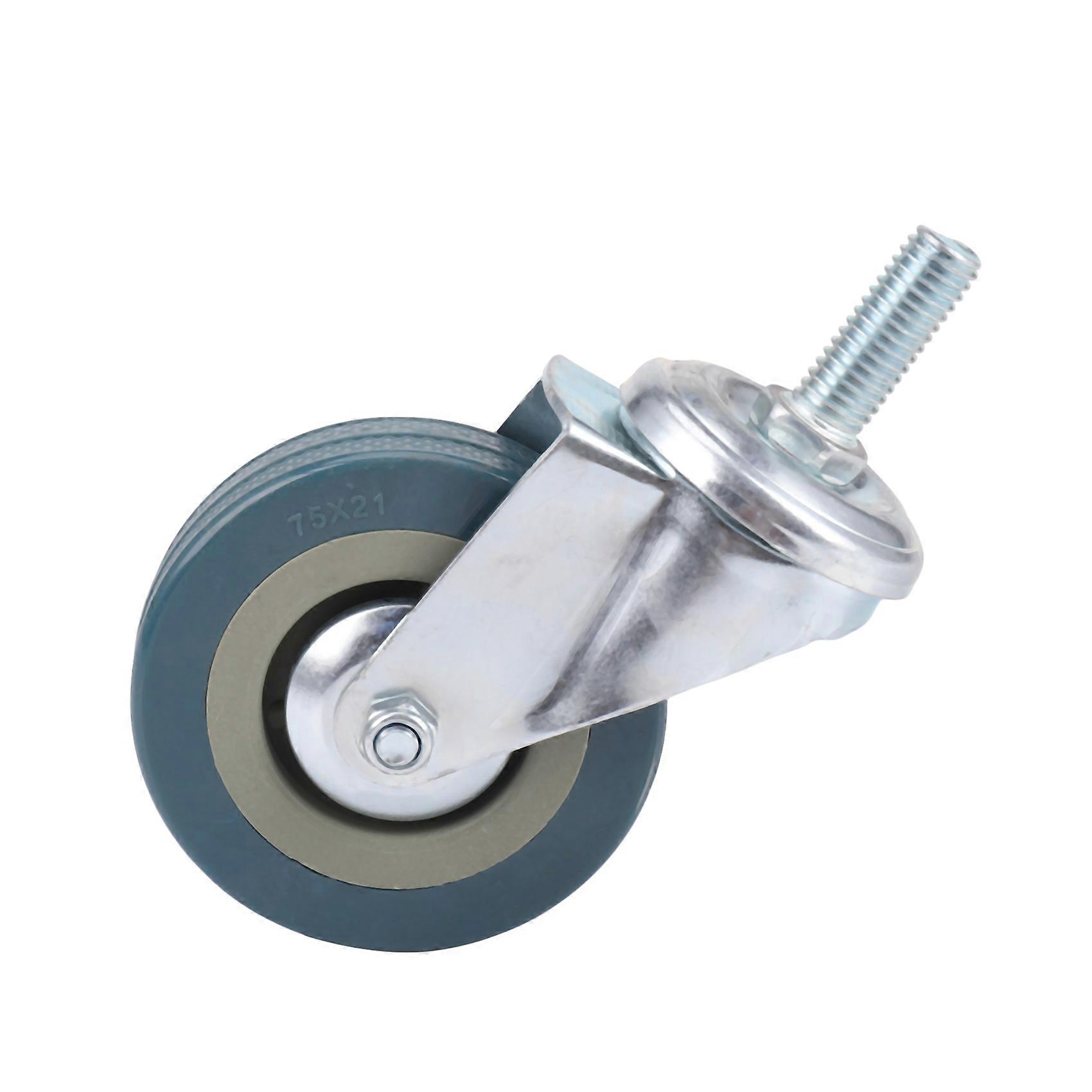 Heavy Duty 75mm Swivel with Brake Trolley Casters wheels for Furniture ...