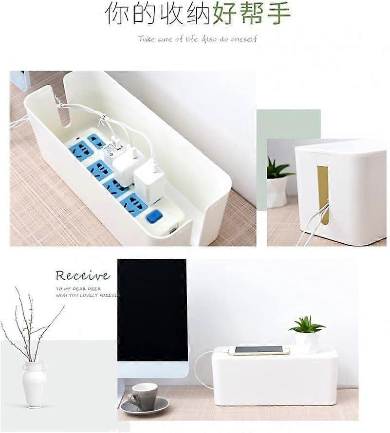 Cable Tidy Box, Tidy Cable Box Dustproof Box Storage Cable Management ...