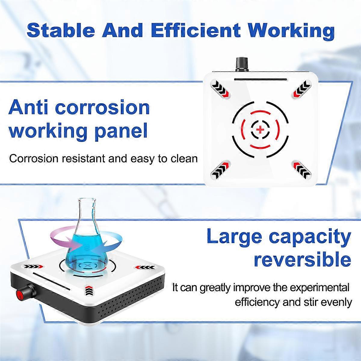 Magnetic Stirrer 6.5Inch Stir Plate 2500RPM Speed Stirrer Machine with ...