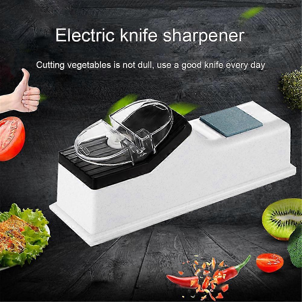 New Upgrade Usb Electric Knife Sharpener Sharpener Kitchen Knives ...